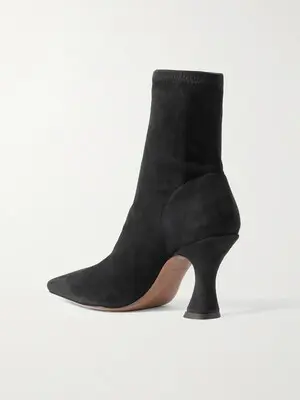 NEOUS Ran Stretch-suede Ankle Boots - Black