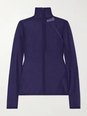 16Arlington Isse" Stretch-jersey Turtleneck Top