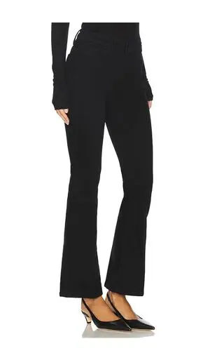 Good American Petite Flare Jeans - Black