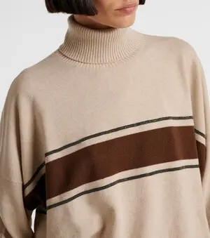 Brunello Cucinelli Wool, Cashmere, And Silk Sweater