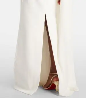 Rebecca Vallance Athena One-shoulder Crepe Gown