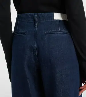 RE/DONE High-rise Wide-leg Jeans
