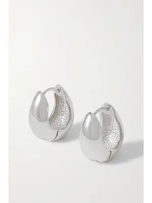 SOPHIE BUHAI Net Sustain Hoop Earrings