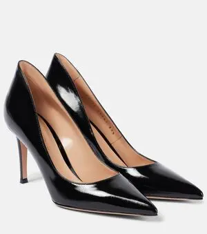 GIANVITO ROSSI Ellipsis 85 Patent Leather Pumps