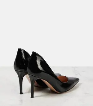 GIANVITO ROSSI Ellipsis 85 Patent Leather Pumps
