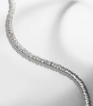 SUZANNE KALAN 18kt White Gold Diamond Tennis Necklace