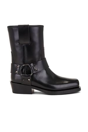 Valentino Garavani Rockstud Biker Boots