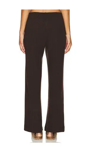 Donni. Sweater Rib Simple Pant