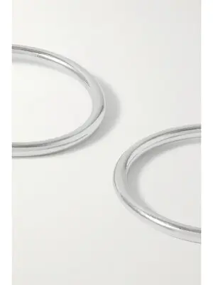 JENNIFER FISHER Mini Thread -plated Hoop Earrings