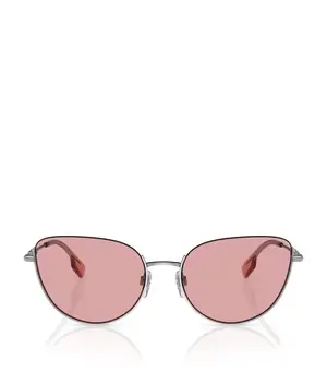 Burberry Cat Eye Sunglasses - Silver