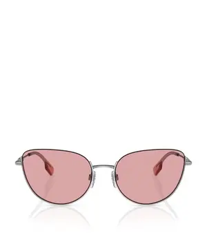 Burberry Cat Eye Sunglasses - Silver