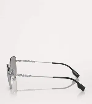 Burberry Steel Cat Eye Sunglasses