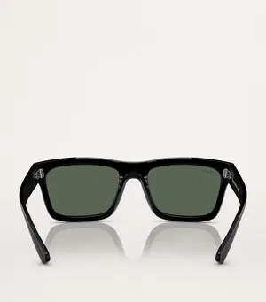 Ray-ban Acetate Rectangular Frame Sunglasses