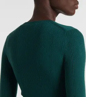 Gabriela Hearst Imagene Wool Midi Dress - Green