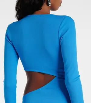 Christopher Esber Cut-out Maxi Dress - Blue