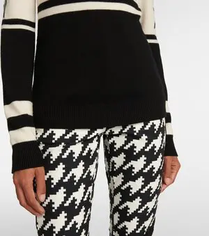 Perfect Moment Schild Intarsia Wool Turtleneck Sweater