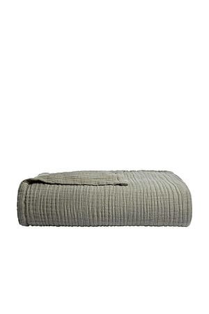 PARACHUTE Cloud Linen Gauze Bed Blanket - Moss