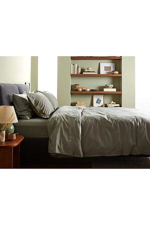 PARACHUTE Percale Duvet Cover - Moss