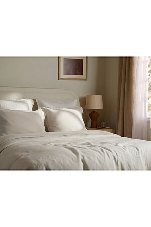 PARACHUTE Heirloom Tencel Linen Sham Set - Bone
