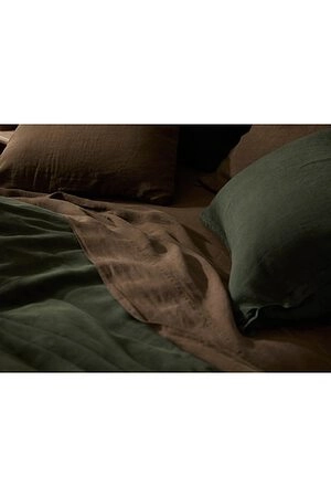 PARACHUTE Linen Fitted Sheet - Java