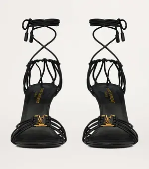 Saint Laurent Babylone Heeled Sandals 90 - Black