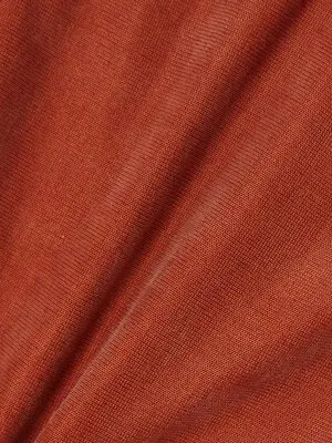 Jacquemus Asymmetric Knot Detail Stretch-jersey Bandeau Top
