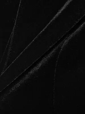 Alex Perry Beckham Strapless Velvet Jumpsuit