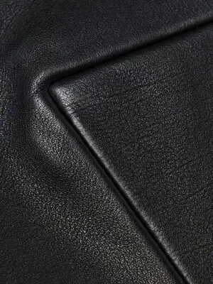 Khaite Audra Cropped Leather Tank Top