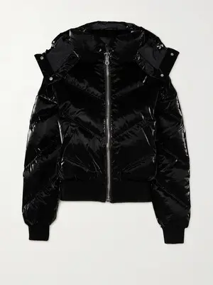 Cordova The Niseko Hooded Quilted Down Ski Jacket - Black