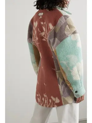RAVE REVIEW Patchwork Felt Jacket