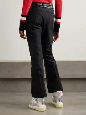 Perfect Moment Johnnie Walker Carving Air Quilted Bootcut Ski Pants - Black