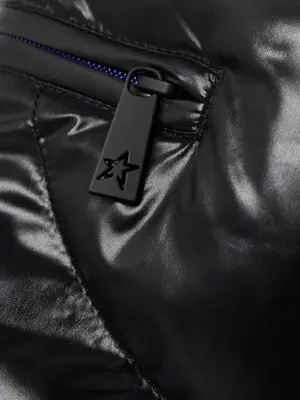 Perfect Moment Johnnie Walker Carving Air Quilted Bootcut Ski Pants - Black