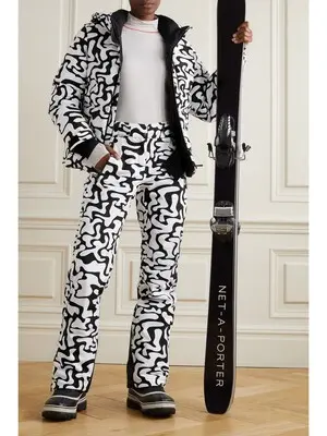 Aztech Mountain Ed Curtis Nuke Printed Down Ski Jacket