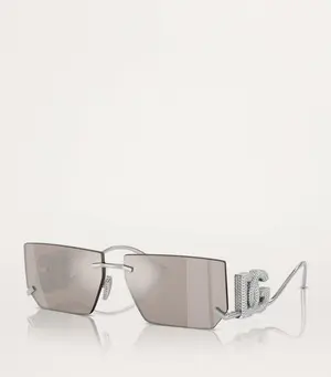 Dolce & Gabbana Mirrored Sunglasses - Silver