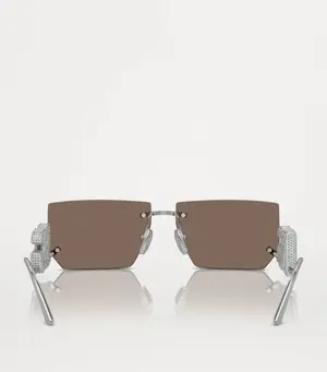 Dolce & Gabbana Mirrored Sunglasses - Silver