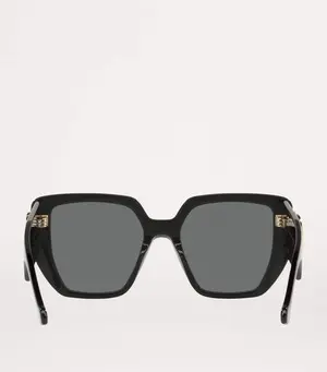 Gucci Acetate Square Frame Sunglasses - Black