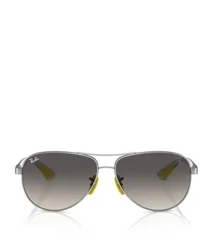 Ray-ban Metal Aviator Sunglasses - Silver