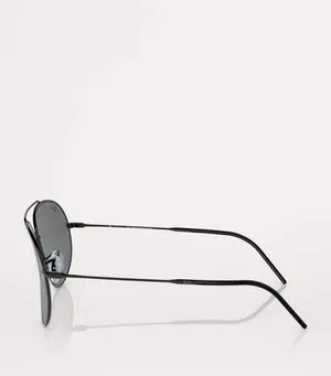 Ray-ban X Lenny Kravitz Aviator Sunglasses - Black