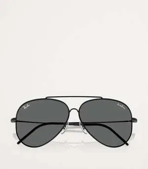 Ray-ban X Lenny Kravitz Aviator Sunglasses - Black
