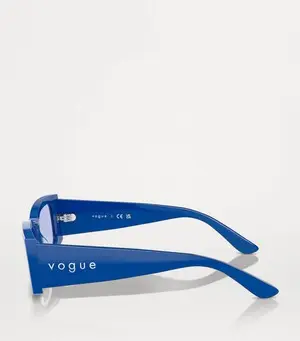VOGUE Acetate Rectangle Sunglasses - Blue