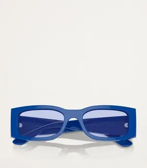 VOGUE Acetate Rectangle Sunglasses - Blue