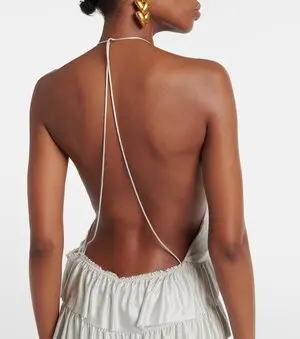 TOM FORD Tiered Ruffled Gown