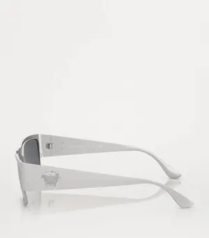 Versace Metal Sunglasses - Silver