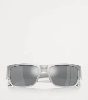 Versace Metal Sunglasses - Silver
