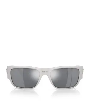 Versace Metal Sunglasses - Silver