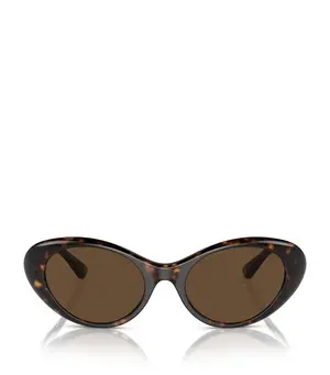 Versace Cat Eye Sunglasses - Brown