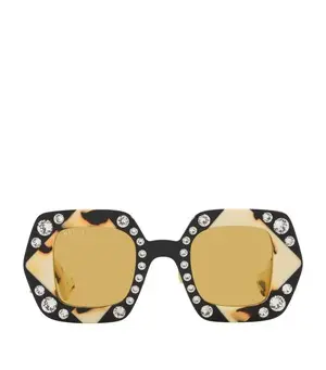 Gucci Acetate Sunglasses - Black