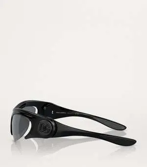 Dolce & Gabbana Nylon Sports Sunglasses - Black