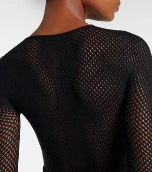 Wardrobe.NYC Wool-blend Bodysuit