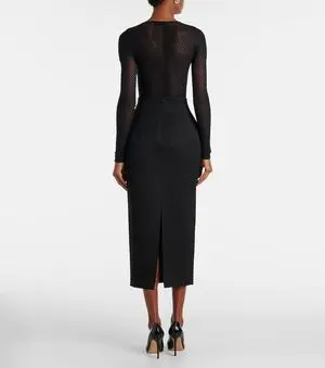 Wardrobe.NYC Wool-blend Bodysuit